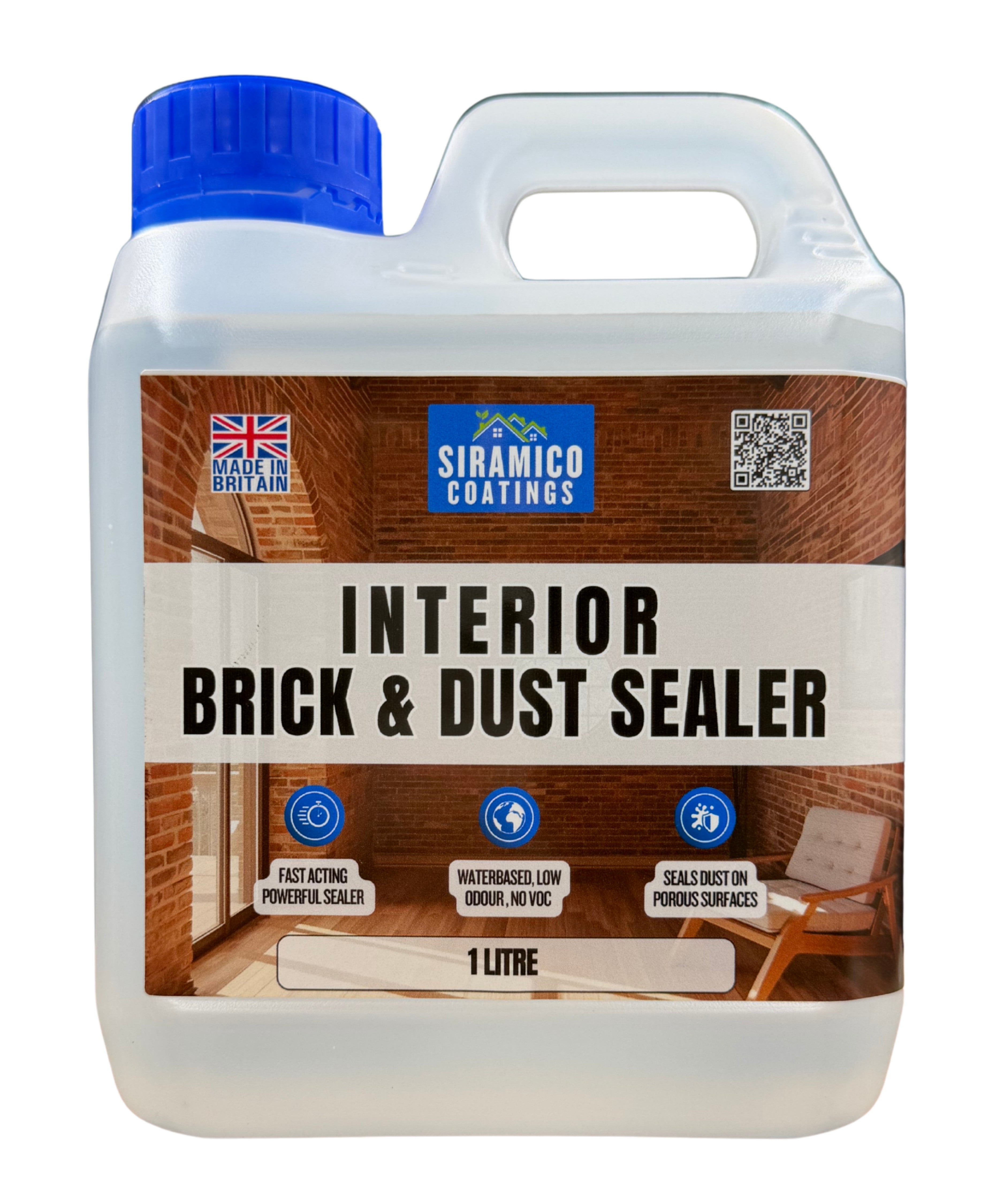 Brick & Dust Sealer I Matt Finish I Dustproofer, Stain Resistant, Solv ...